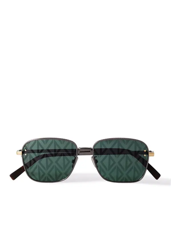 Dior Cd Diamond S4u D-frame Sunglasses - Black