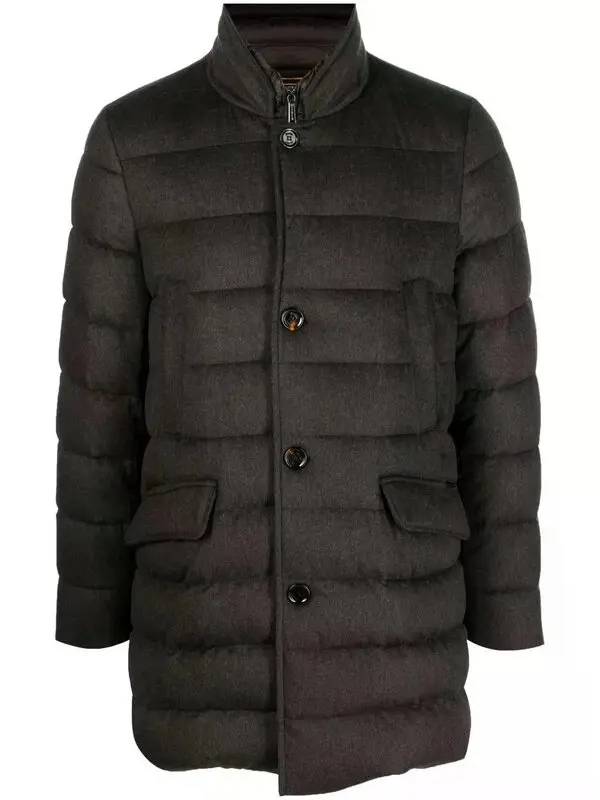 MOORER Padded Wool-cashmere Down Jacket