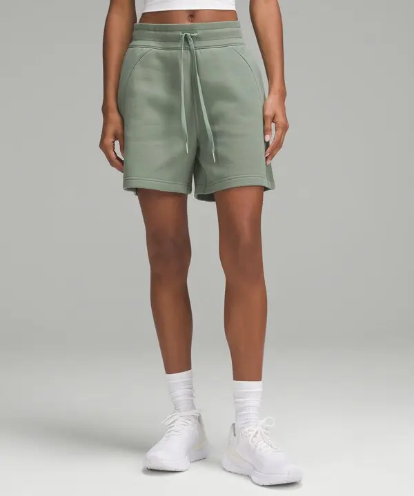 Lululemon Scuba High-rise Short 5 - Grey Eucalyptus