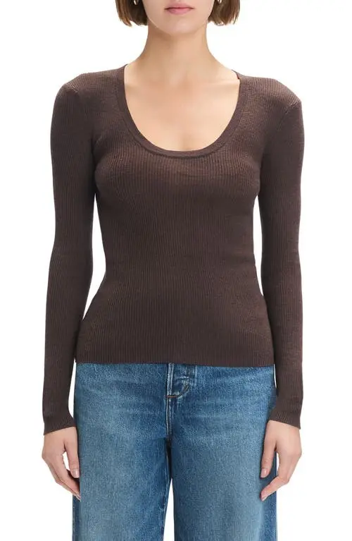 FAVORITE DAUGHTER Take It Easy Wool Sweater - Coffee