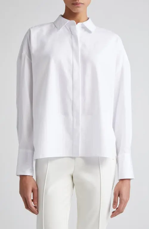 Partow Theo Jacquard Stripe Cotton Button-up Shirt