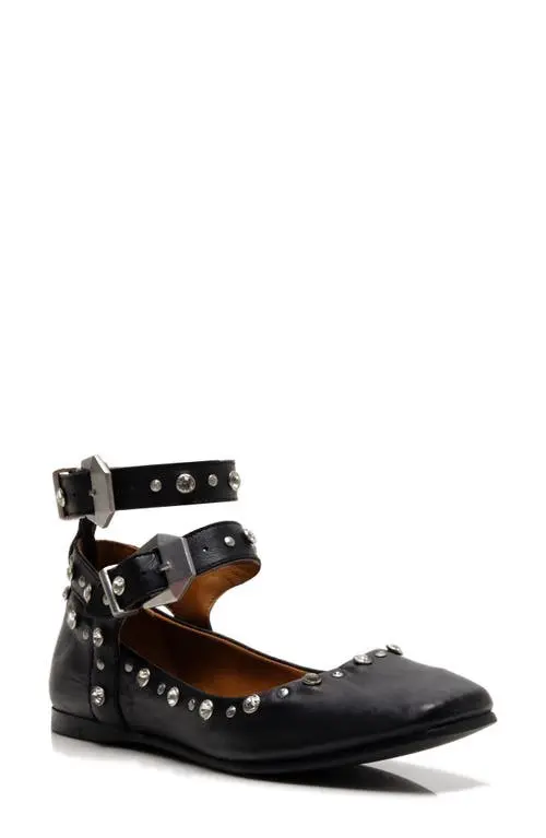 Free People Mystic Diamante Flat - Black