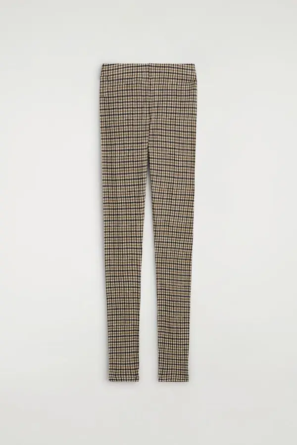 Cos Merino Wool Leggings - Beige