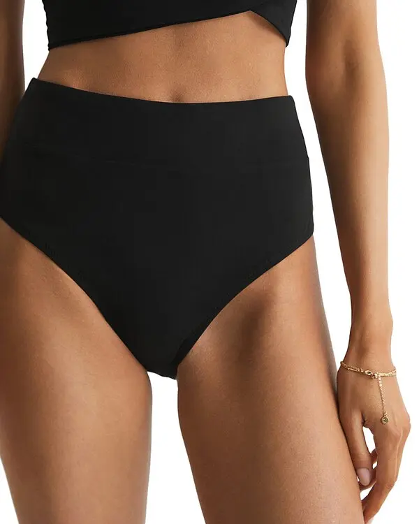 REISS Cristina High Waist Bikini Bottom