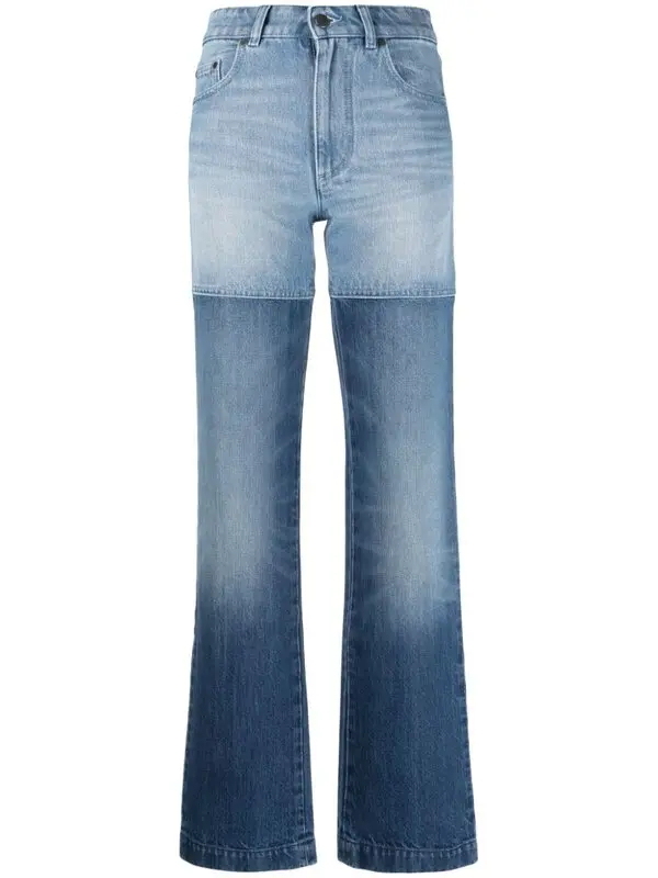 PETER DO Combo Straight-leg Jeans