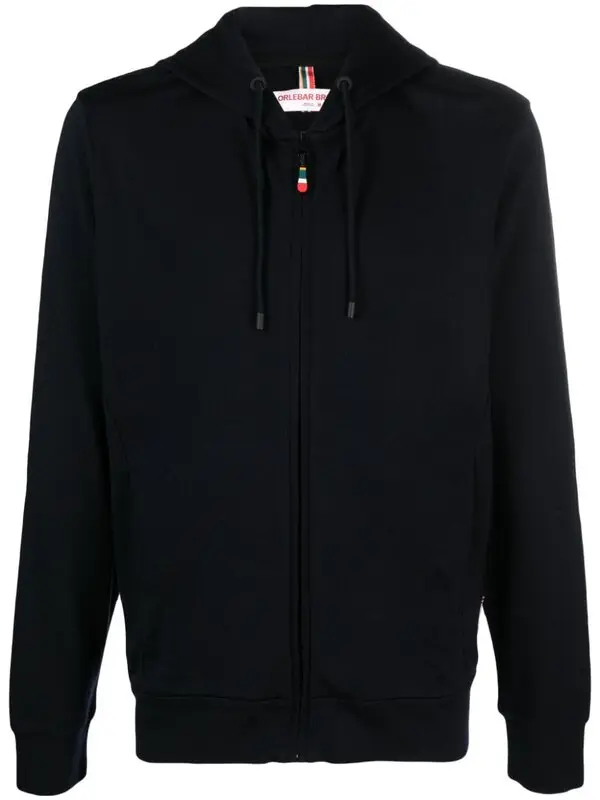 Orlebar Brown Zip-up Hoodie - Blue
