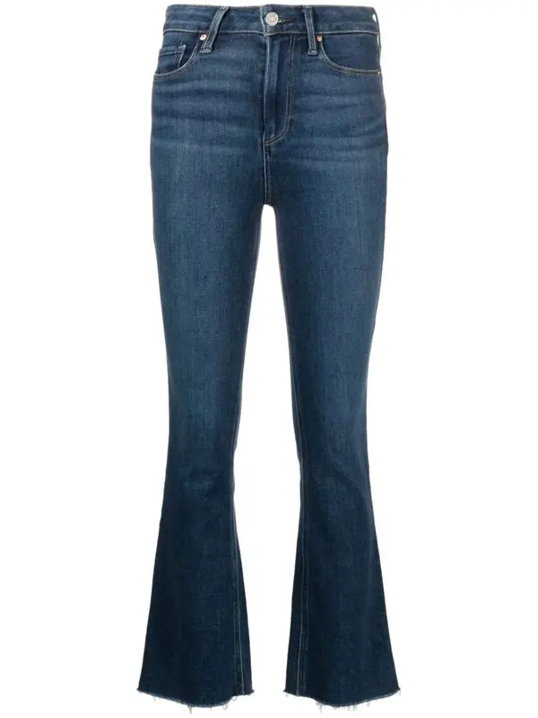 Paige Claudine Flare Leg Jeans - Blue