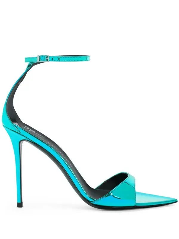 GIUSEPPE ZANOTTI 105mm Intriigo Strap Sandals - Blue