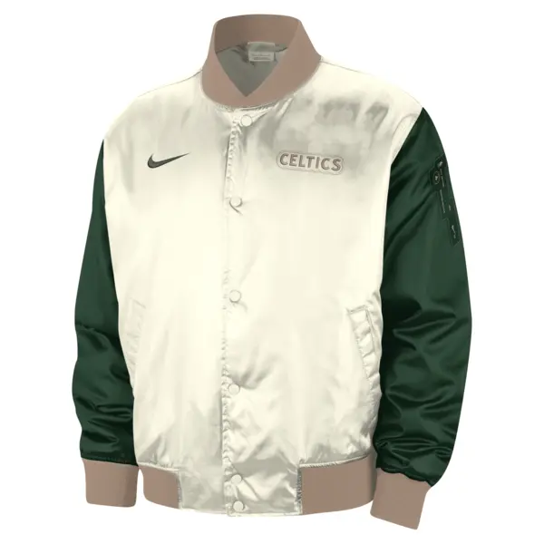 Nike Boston Celtics 2023/24 City Edition Nba Jacket - White | Editorialist