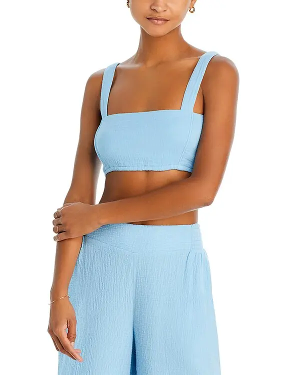 Echo Supersoft Gauze Bra Top - Capri