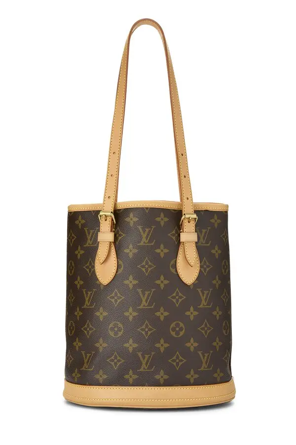 LOUIS VUITTON Monogram Canvas Bucket Petite