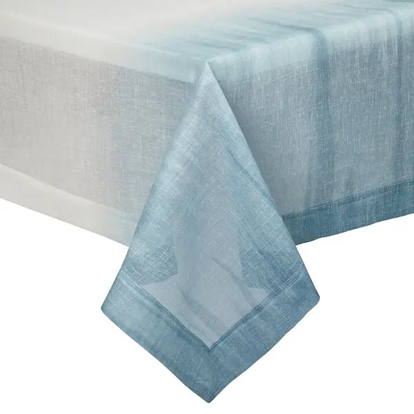 MODE LIVING Laguna Tablecloth, 70 X 90 - Blue/white