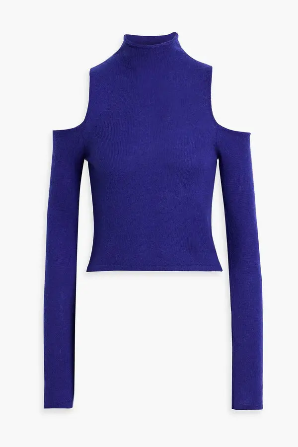 Lapointe Cashmere And Silk-blend Turtleneck Sweater - Indigo