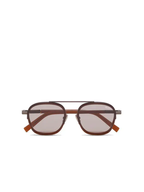 Zegna Orizzonte I Sunglasses - Dark Foliage