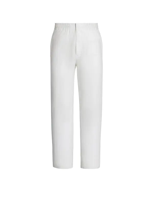 Zegna Linen Joggers - White