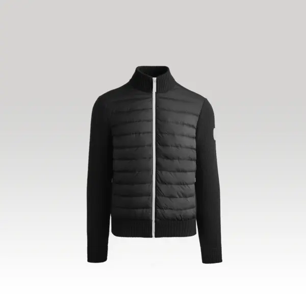 Canada Goose Hybridge® Knit Jacket Contrast Trim - Black,white