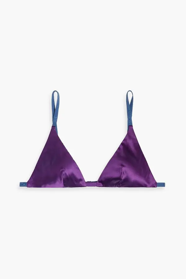 La Perla Stretchsilk Softcup Triangle Bra - Violet