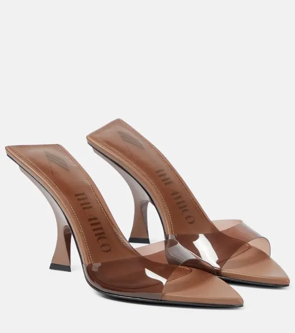 The Attico Devon patent leather mules The 