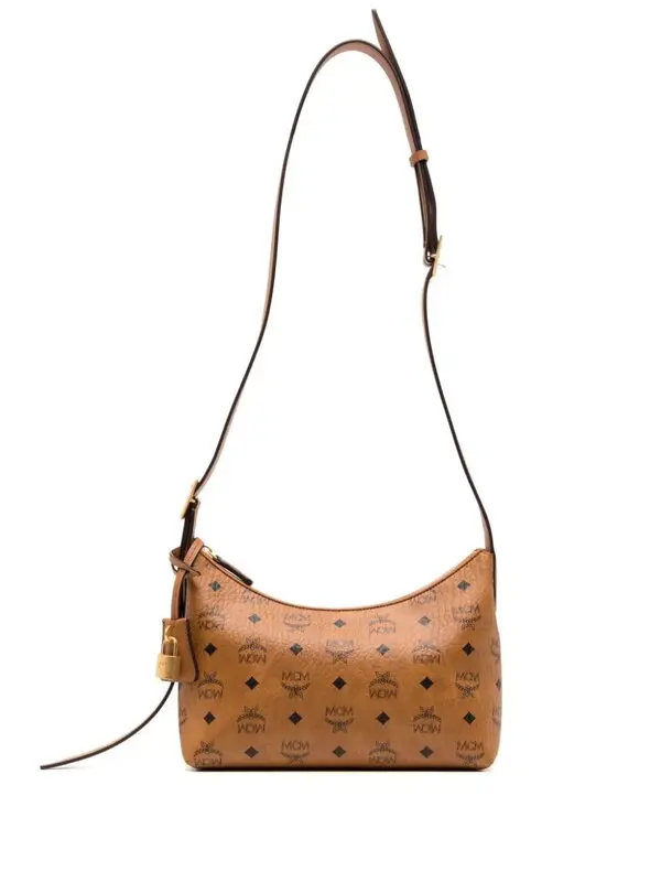 Mcm Small Aren Visetos Shoulder Bag