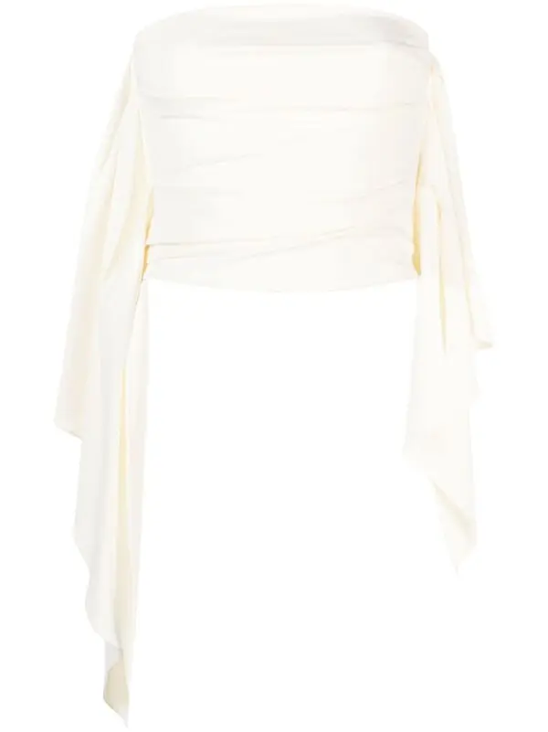 Attico Donna Sleeveless Cropped Top