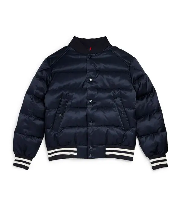 Moncler Dives Down-filled Bomber Jacket - Navy | Editorialist