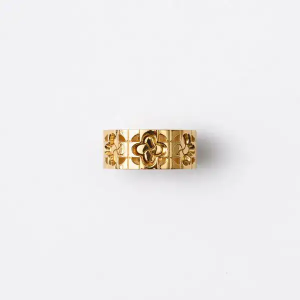 Burberry Plated Rose Ring - Gold | Editorialist