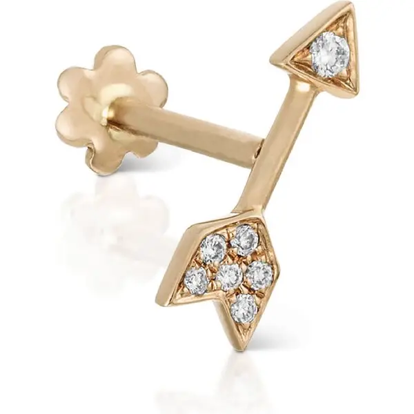 MARIA TASH Diamond Arrow Single Stud Earring