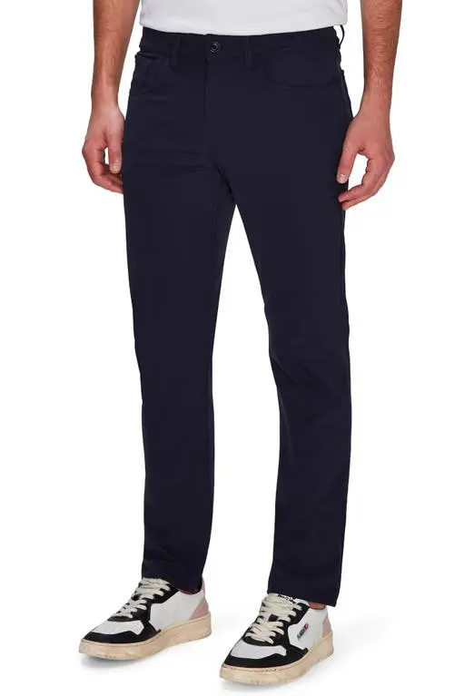 7 For All Mankind Slimmy Tapered Slim Fit Tech Series Trousers - Navy