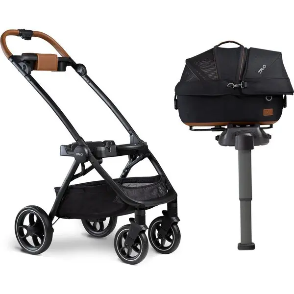TAVO PETS Maeve™ Small Flex 3-in-1 Pet Car Seat & Stroller - Onyx