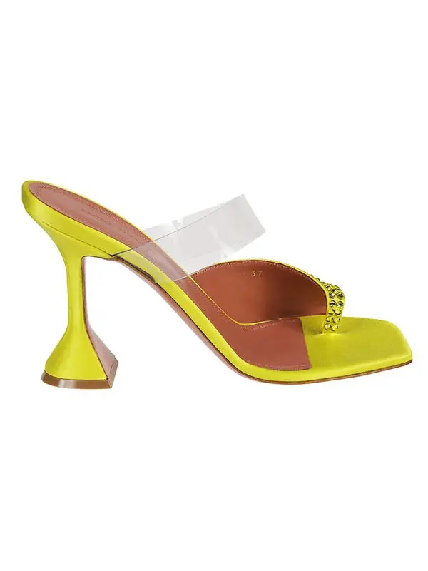Amina Muaddi Paloma Crystal Slipper