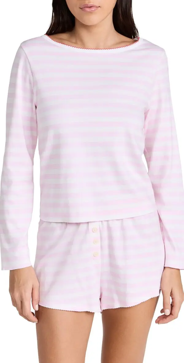 Morgan Lane Ellie Tee - Candy Cane Stripe