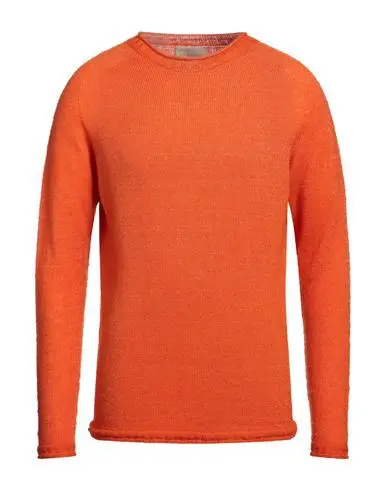 120% Lino Knit Sweater - Orange