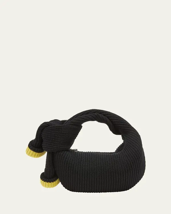 Bottega Veneta Jodie Mini Top-handle Bag - Black Sherbert Silver