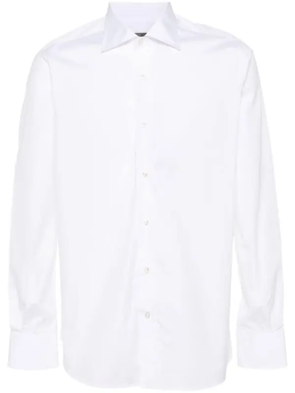 Canali Long-sleeve Cotton Shirt
