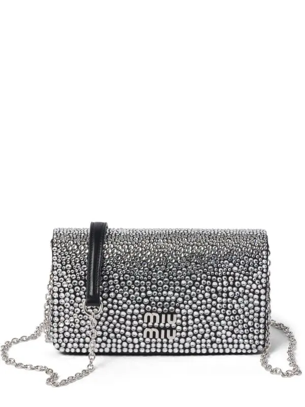 Miu Miu Crystal-embellished Mini Bag