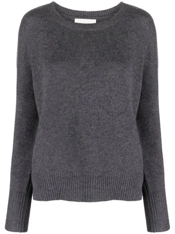 LISA YANG Mila Ribbed Cashmere Jumper - Grey