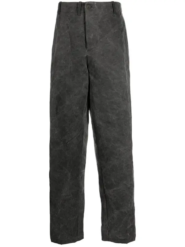 FORME D'EXPRESSION Tie-dye Cotton Trousers