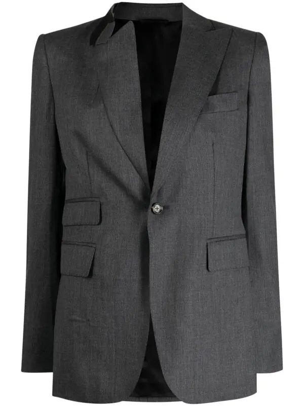 MARINA YEE Asymmetric Single-breasted Blazer