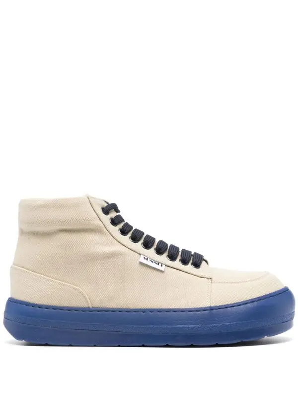 Sunnei Dreamy High-top Sneakers - Neutrals