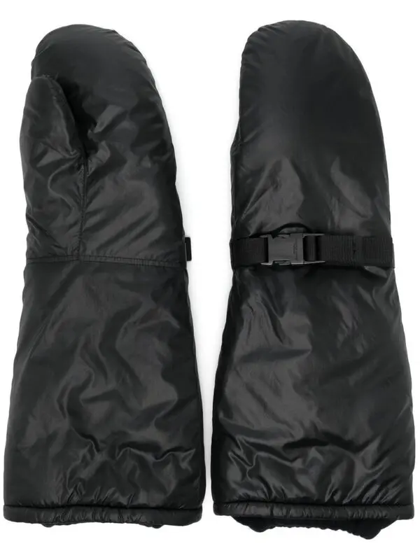 TAKAHIROMIYASHITA THESOLOIST. Buckle-strap Mittens - Black