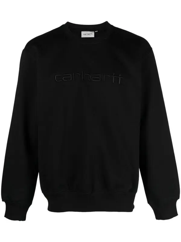 Carhartt Work In Progress Logo-embroidered Cotton Blend Sweatshirt