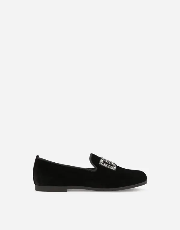 Dolce & Gabbana Velvet Slippers