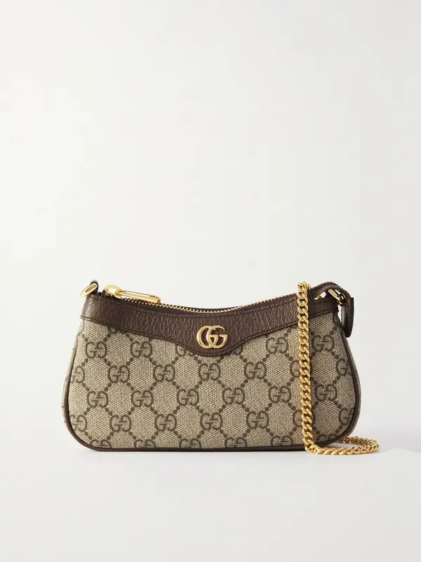 Gucci Ophidia Mini Shoulder Bag - Brown