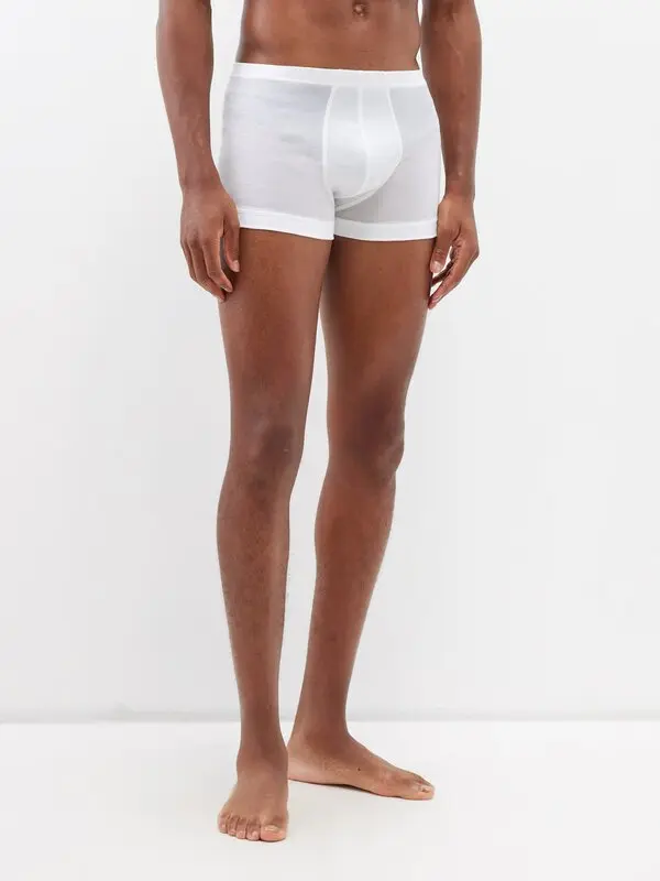 Zimmerli Royal Classic Cotton-jersey Boxer Briefs - White | Editorialist