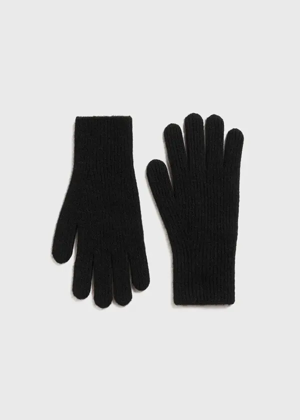 TOTÊME Cashmere Gloves - Black