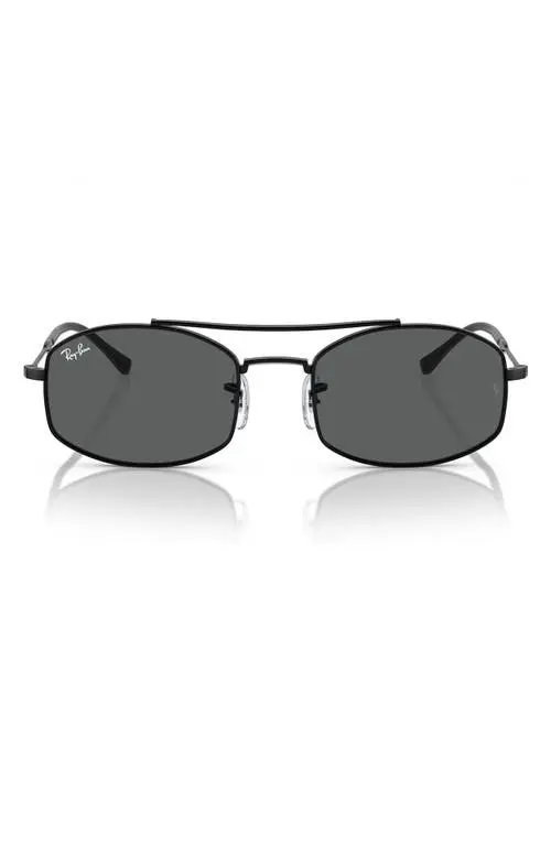 Ray-ban 54mm Oval Sunglasses - Black