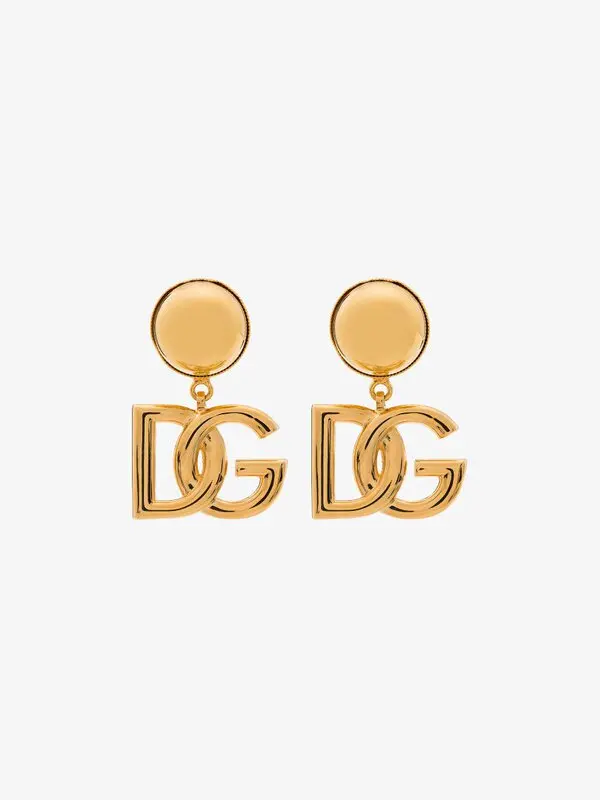 Dolce & Gabbana Dg Drop Earrings - Gold