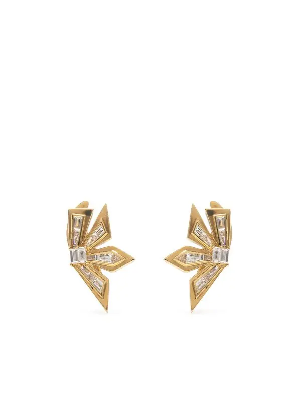 Stephen Webster 18k Yellow Cascade Diamond Earrings