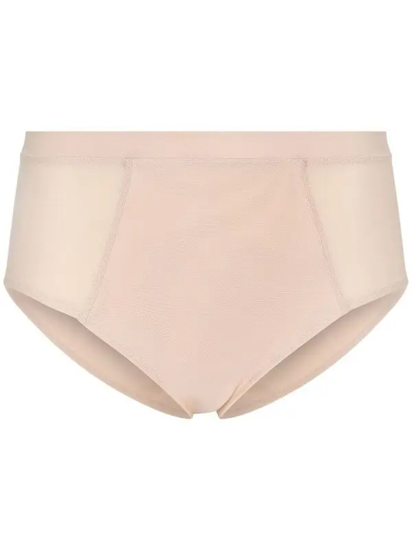 Dolce & Gabbana X Kim Kardashian Neutral Mid-rise Mesh Briefs