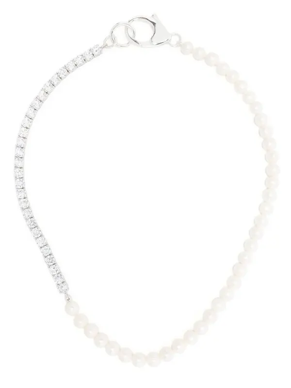 HATTON LABS X Botter Sterling Pearl, And Crystal Necklace